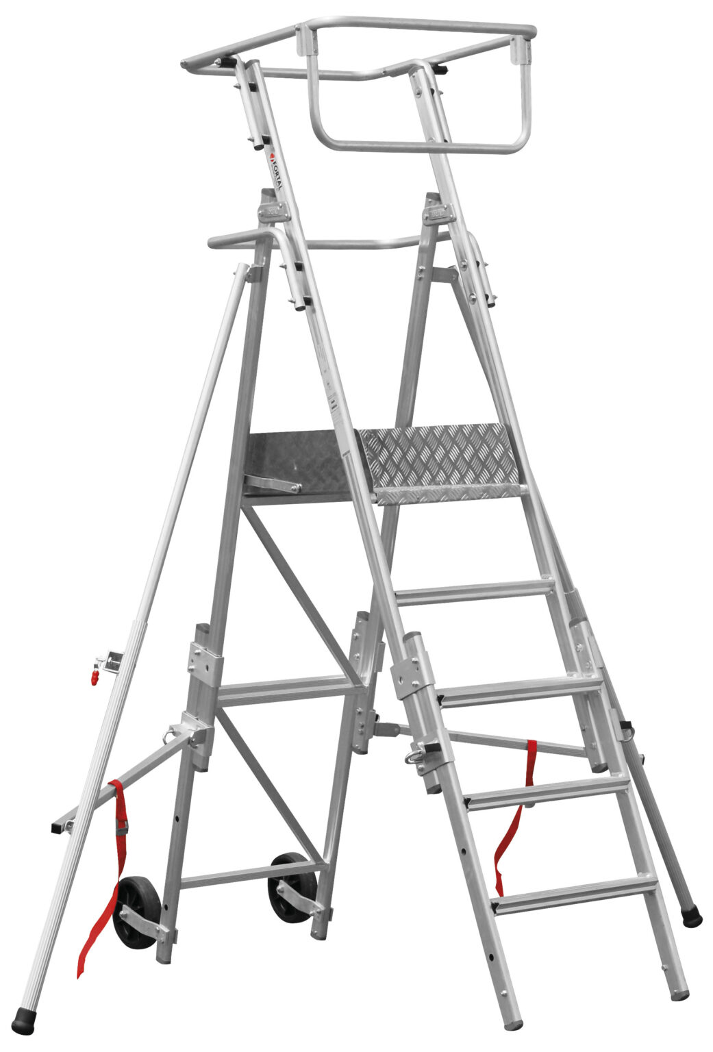 Platformsstige 4-7 trin giver en fantastisk arbejdsstilling. - Stiger.nu